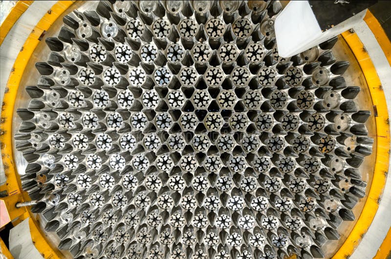 Uranium Fuel Rods of a Nuclear Reactor Stock Image - Image of inside ...