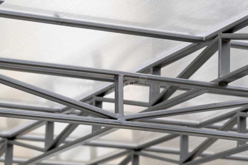 Stack of Metal Trusses for Mounting the Stage Stock Image - Image of ...