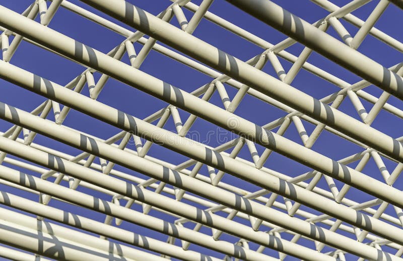 Metal structure roof stock image. Image of futuristic - 47239865