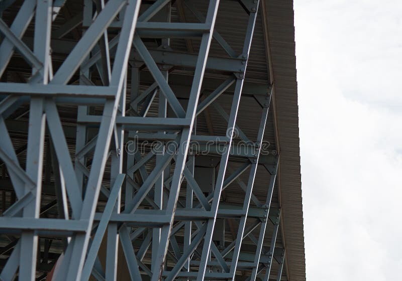 Metal struts stock image. Image of support, roof, metal - 93974687