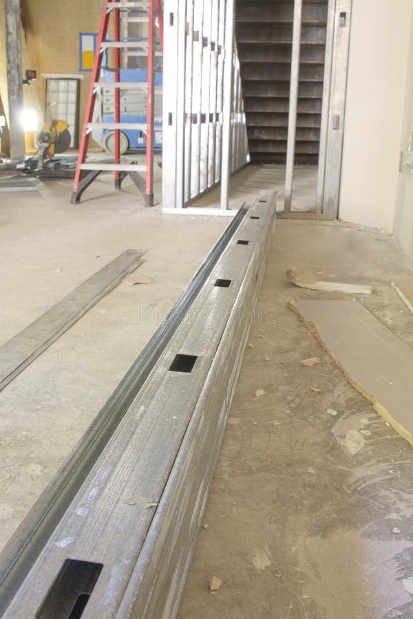 Metal Studs for Framing stock photo. Image of ladder - 26938562