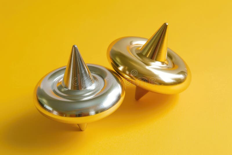Metal Studs on Yellow Surface Stock Photo - Image of yellow, metal ...