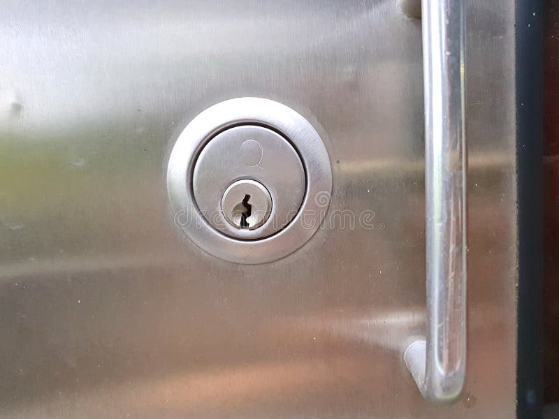 Metal style key hole stock photo. Image of steel, metal - 267015234