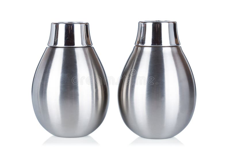 Metal Sugar and Cinnamon Dispenser for Cappuccino Stock Photo - Image ...