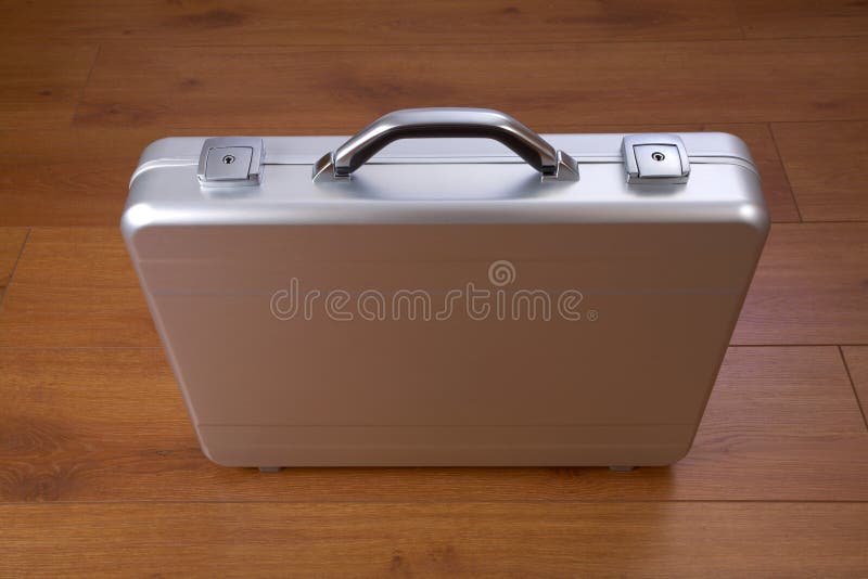 Metal suitcase stock image. Image of steel, security - 13430325