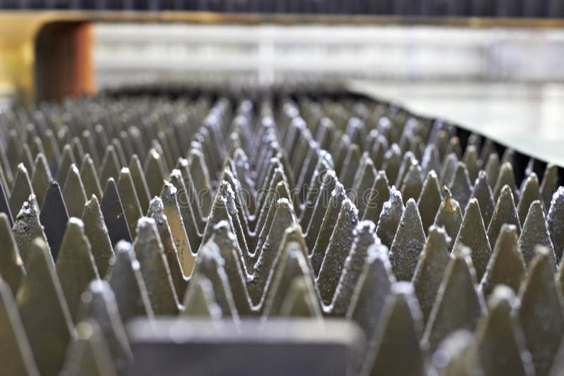 Metal Support Comb for Laying Steel Sheets on a Laser Cutting Machine ...