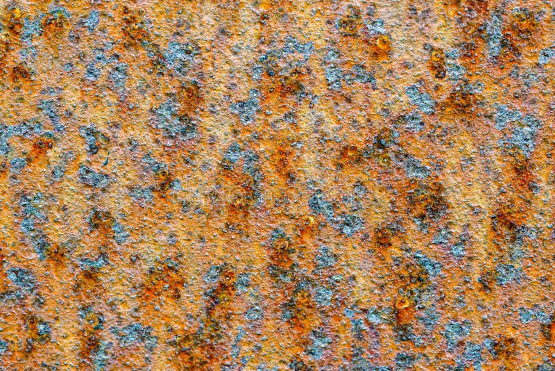Metal Surface Covered with Corrosion Spots of Different Shades, Rusted ...