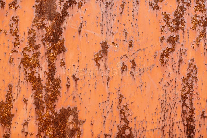 Metal Surface Covered with Rust and Corrosion Stock Photo - Image of ...