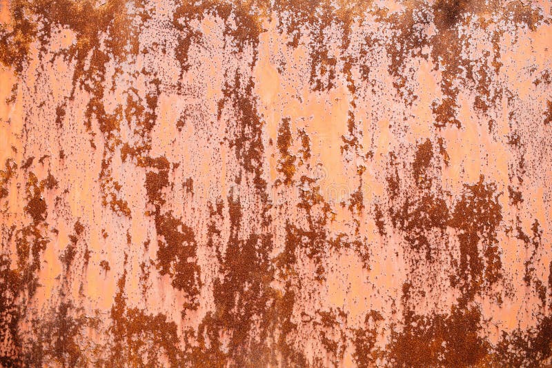 Metal Surface Covered with Rust and Corrosion Stock Image - Image of ...