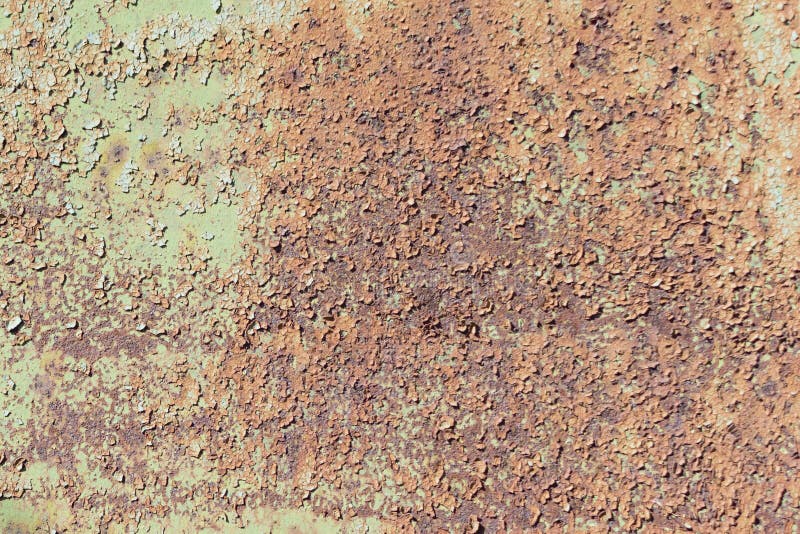 Metal Surface with Old Paint Stock Image - Image of material, detailed ...