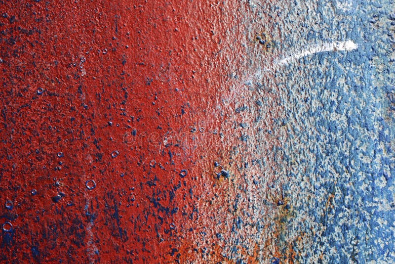 The Metal Surface Painted with Multicolored Colors Speckles and Stripes ...