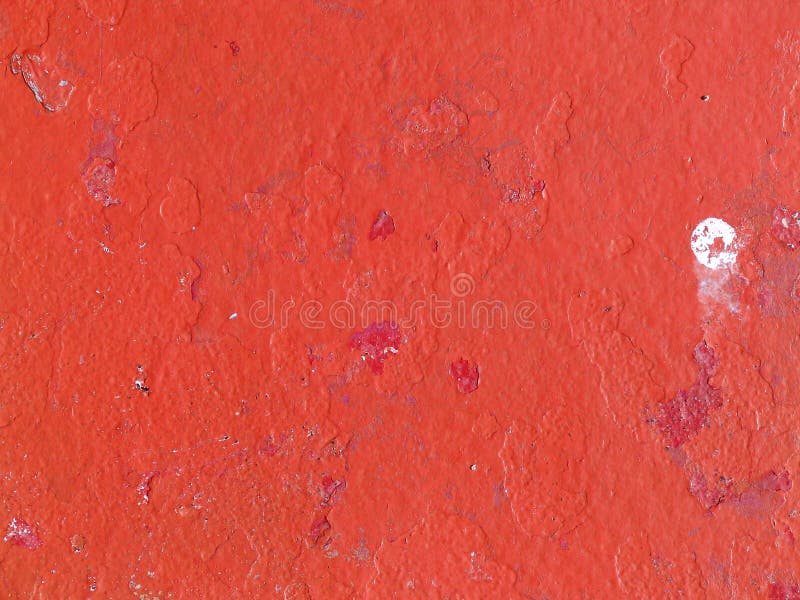 Metal Surface with Red Paint Stock Image - Image of grunge, decayed ...