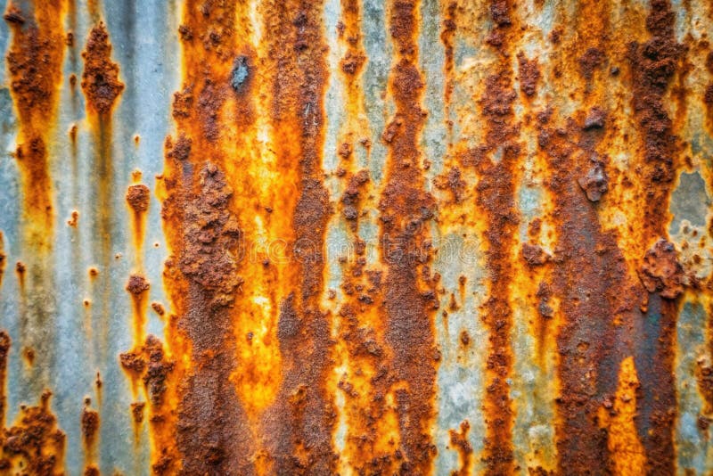 Metal Surface with Rust Texture Stock Illustration - Illustration of ...