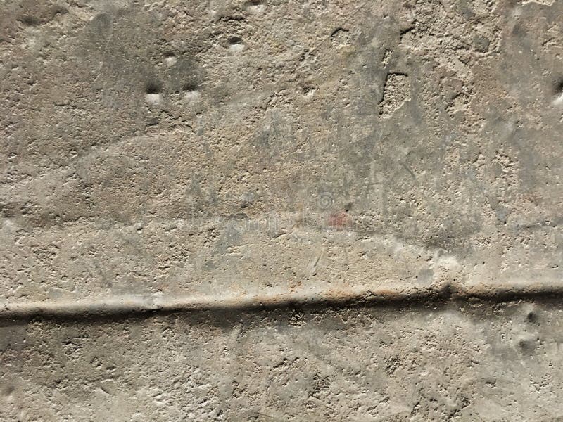 Metal Surface Scratched and Stained with Concrete Residues, Background ...