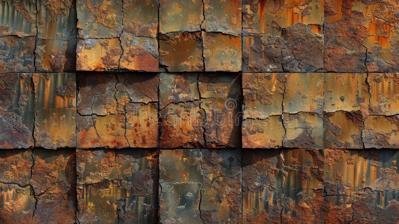 Metal Surface Shows Signs of Severe Decay, Featuring Rough and Uneven ...