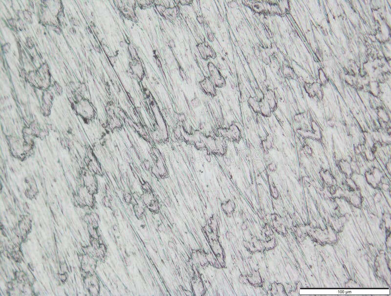 Metal Surface Under the Microscope. Stock Image - Image of carbon ...