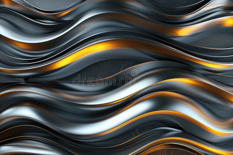 A Metal Surface with a Unique Wave Pattern, Perfect for Industrial or ...