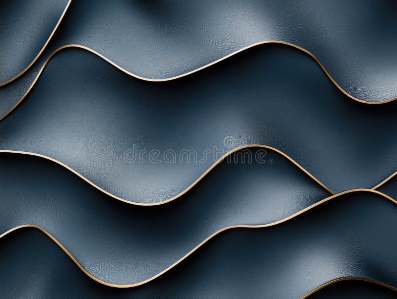 Metal Surface with Waves Close Up Stock Photo - Image of generated ...