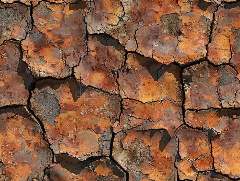 Metal Surface Worn with Visible Rust and Signs of Deterioration Stock ...