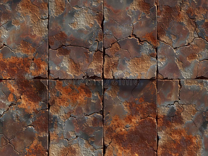 Metal Surface Worn with Visible Signs of Rust and Deterioration Stock ...