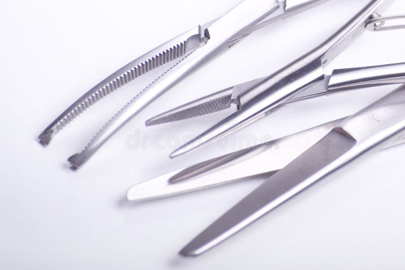 Metal surgical instruments stock photo. Image of rescue - 37861724