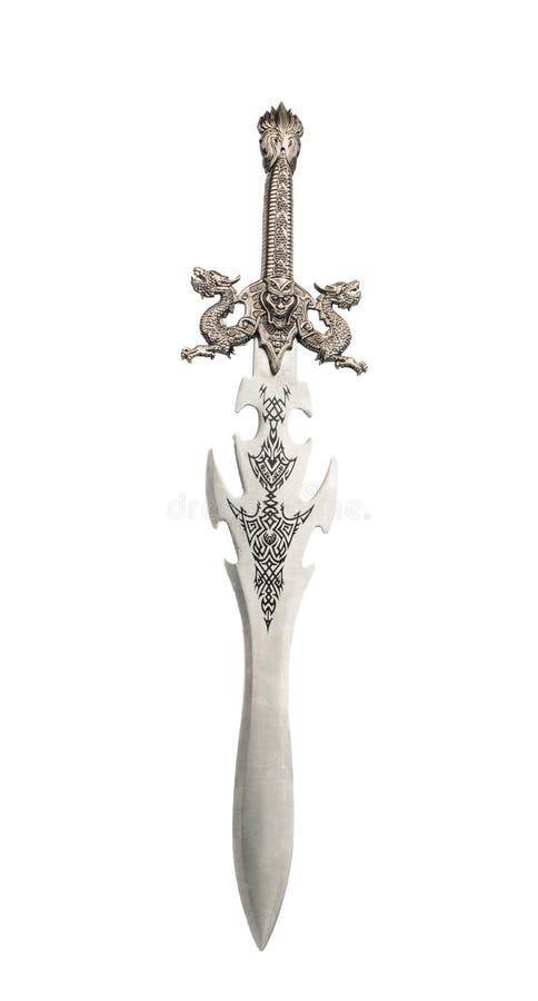 Hilt of the sword isolated stock photo. Image of model - 23031956