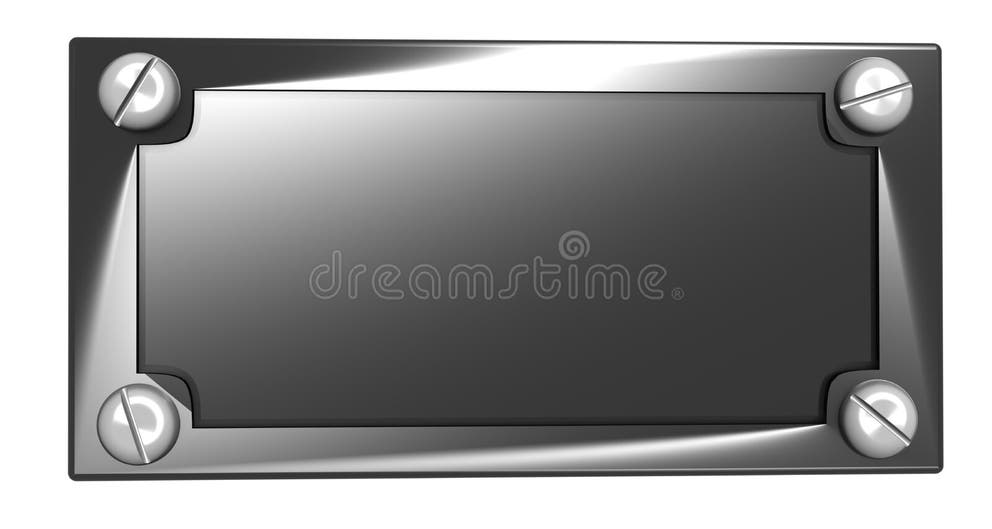 The metal tablet stock illustration. Illustration of inform - 1677128