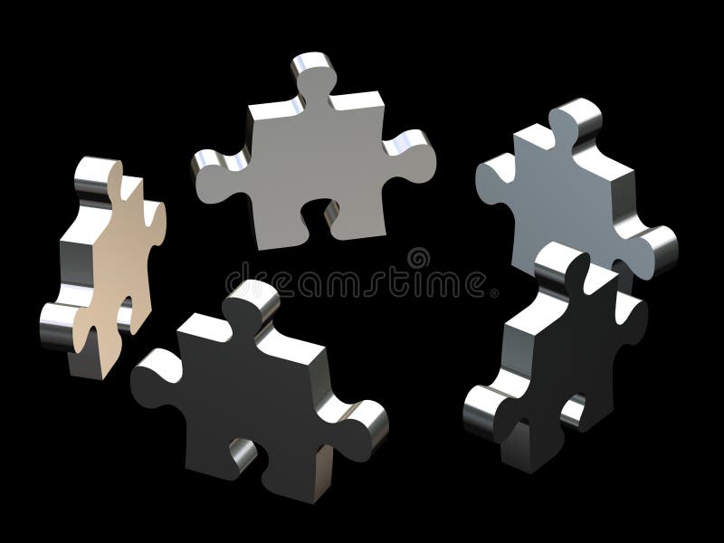 Metal team on black stock illustration. Illustration of concept - 4243255