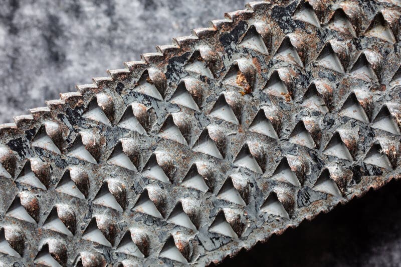 Metal teeth of a rasp stock photo. Image of sharp, household - 191651956