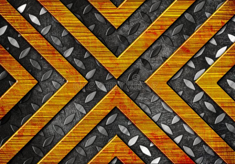 Metal Template with Texture. Stock Vector - Illustration of grid ...