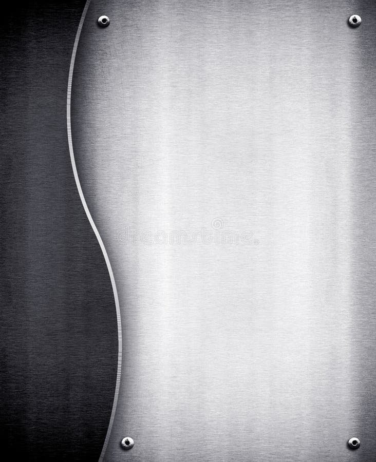 Metal Template with Texture. Stock Vector - Illustration of grid ...