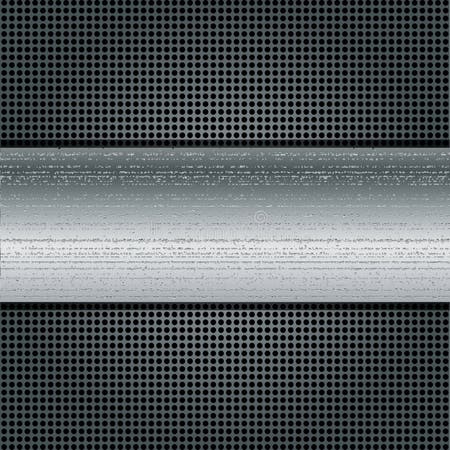 Metal Template with Texture. Stock Vector - Illustration of grid ...