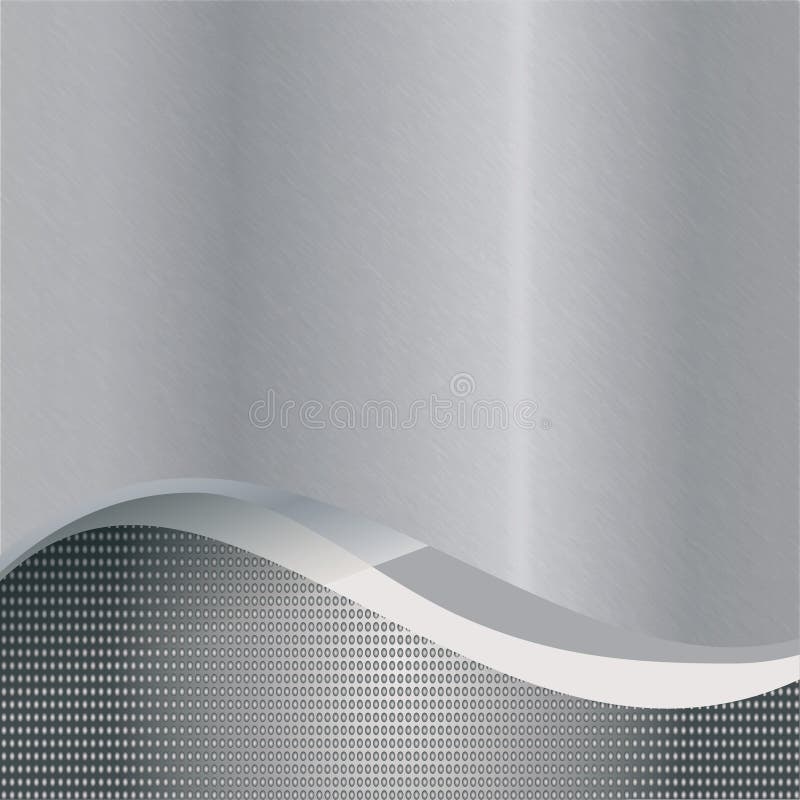 Metal Template with Texture. Stock Vector - Illustration of backdrop ...