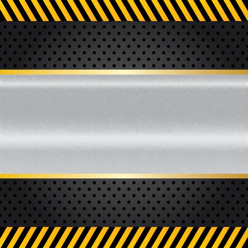 Metal Template with Texture. Stock Vector - Illustration of mesh ...