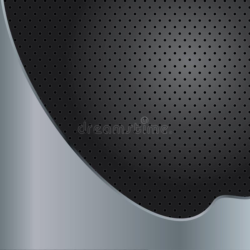 Metal Template with Texture. Stock Vector - Illustration of gray ...