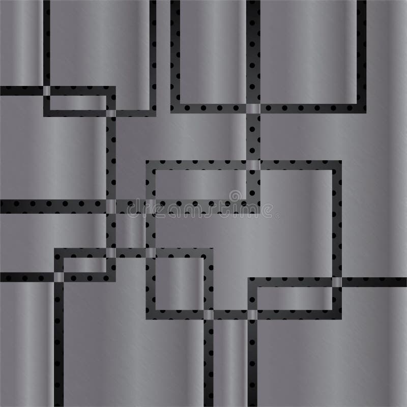 Metal Template with Texture. Stock Vector - Illustration of mesh ...