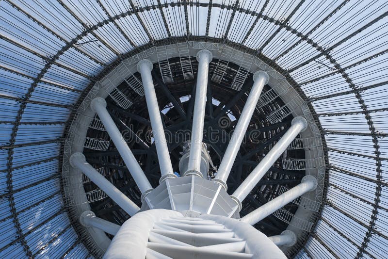 Metal and Tensile Structure Stock Photo - Image of cables, marquee ...