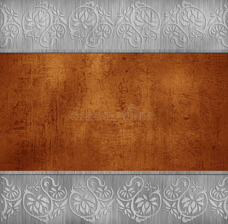 Decorative Frame Metal Texture Stock Illustrations – 19,168 Decorative ...
