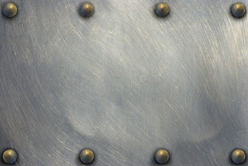 Metal Plate or Armour Texture with Rivets Stock Photo - Image of metal ...