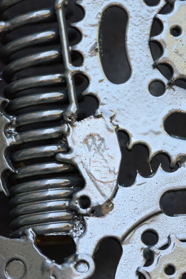 Metal texture. stock image. Image of mechanical, used - 93546987