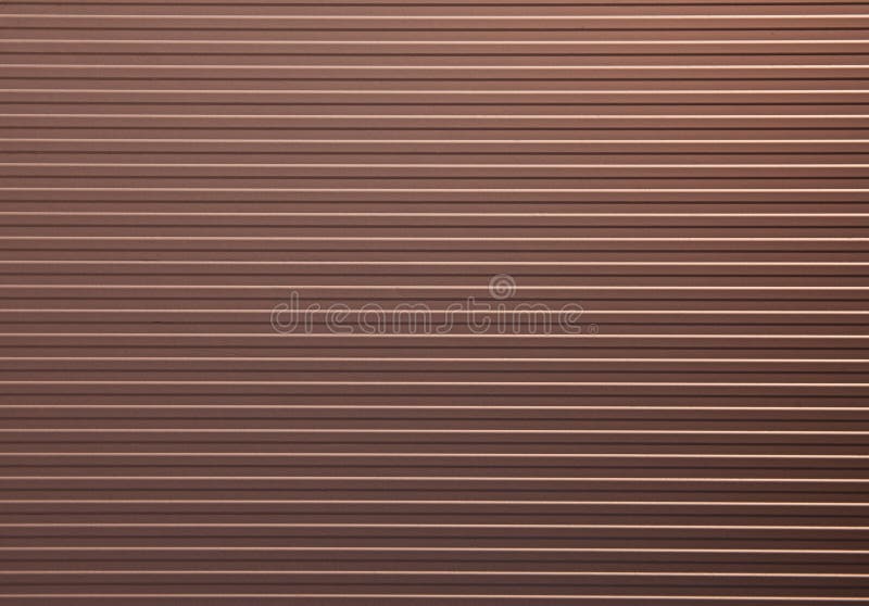 Brown Metal Texture Background with Horizontal Lines. Stock Photo ...