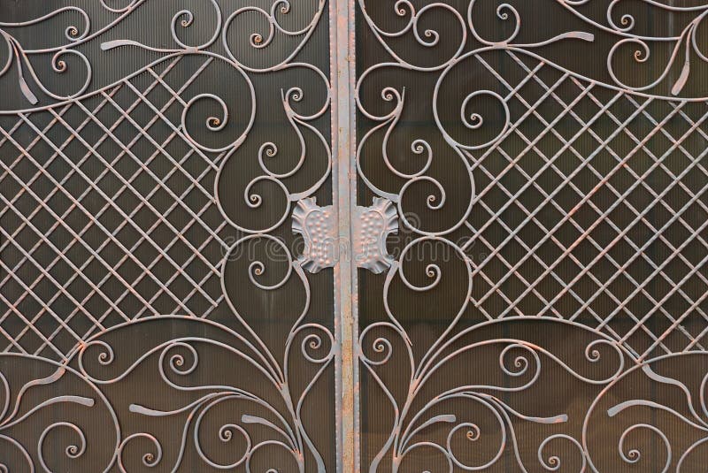 Metal Texture of Brown Forged Iron Pattern Stock Image - Image of ...