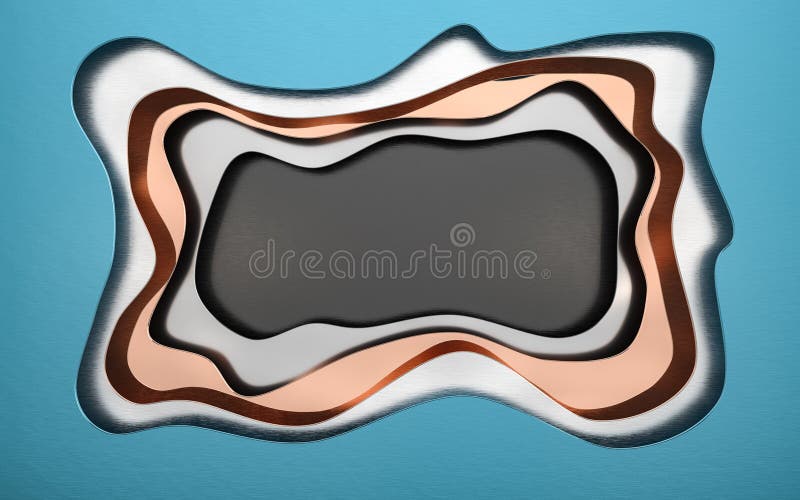 Metal Texture Cut Abstract Background with Flowing Liquid Cut S Stock ...