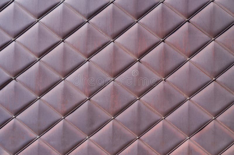 Metal Texture of Decorative Iron Roof, Background. Stock Image - Image ...