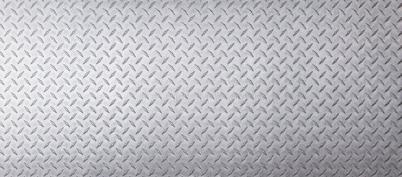 Metal Texture with Diamond Pattern. Light Stainless Steel Background ...