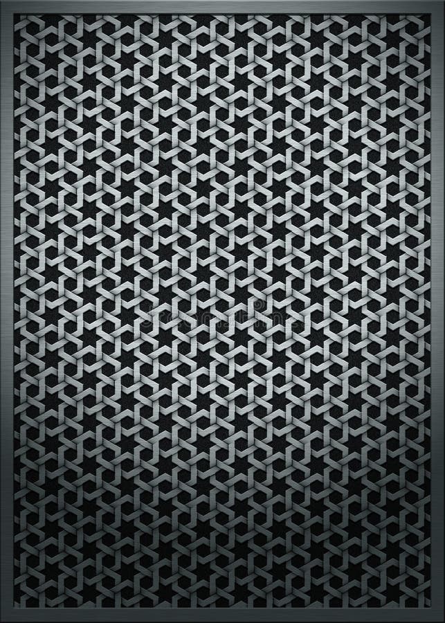 Metal texture mesh grid stock illustration. Illustration of black ...