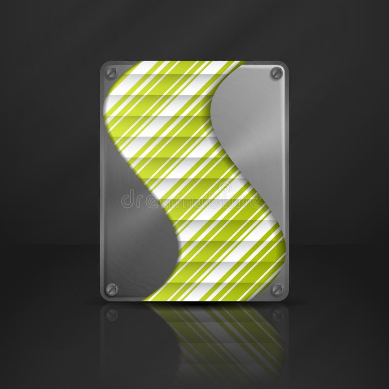 Metal Texture Plate with Screws Stock Vector - Illustration of artistic ...