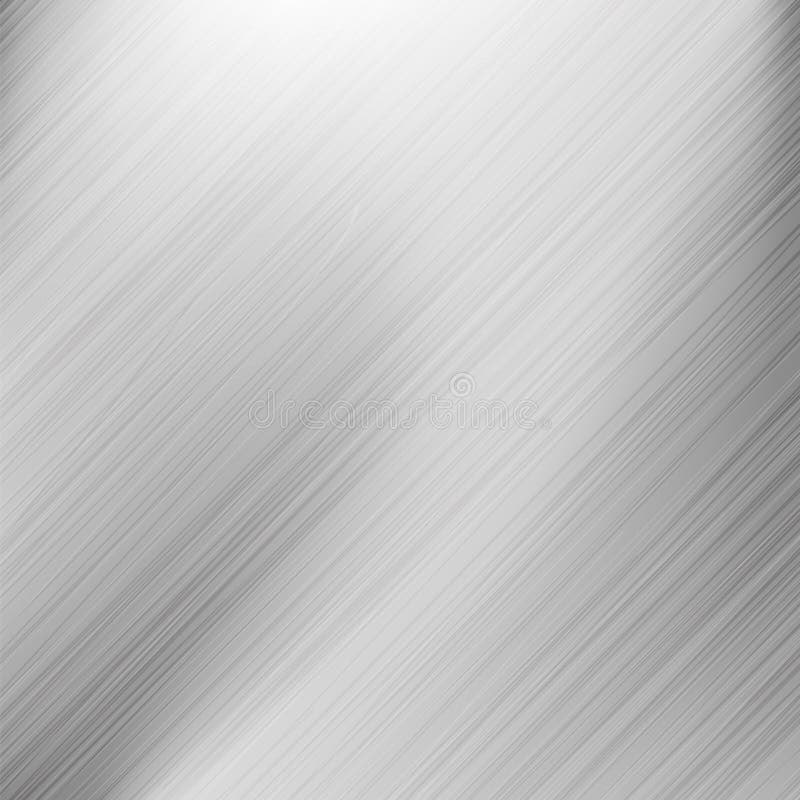 Metal Texture. Realistic Stainless Steel Surface Effect Stock Vector ...