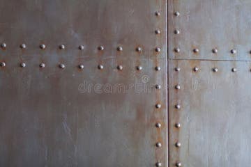Metal texture with rivets stock image. Image of rust - 51722425