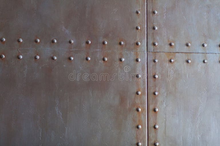 Metal texture with rivets stock image. Image of rust - 51722425